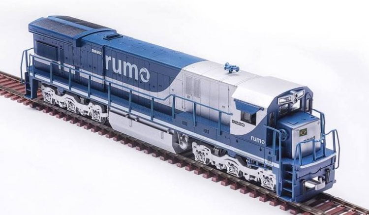 Locomotiva C30-7 Rumo - 3079 - # 9286 - Giltec Modelismo
