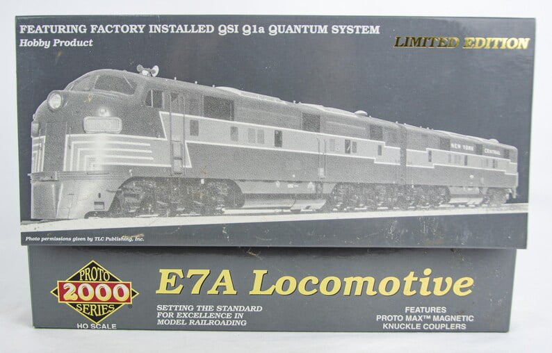 Proto 2000 920-40950 Conjunto de 2 Locomotivas EMD E7A-A Fase I com som ...