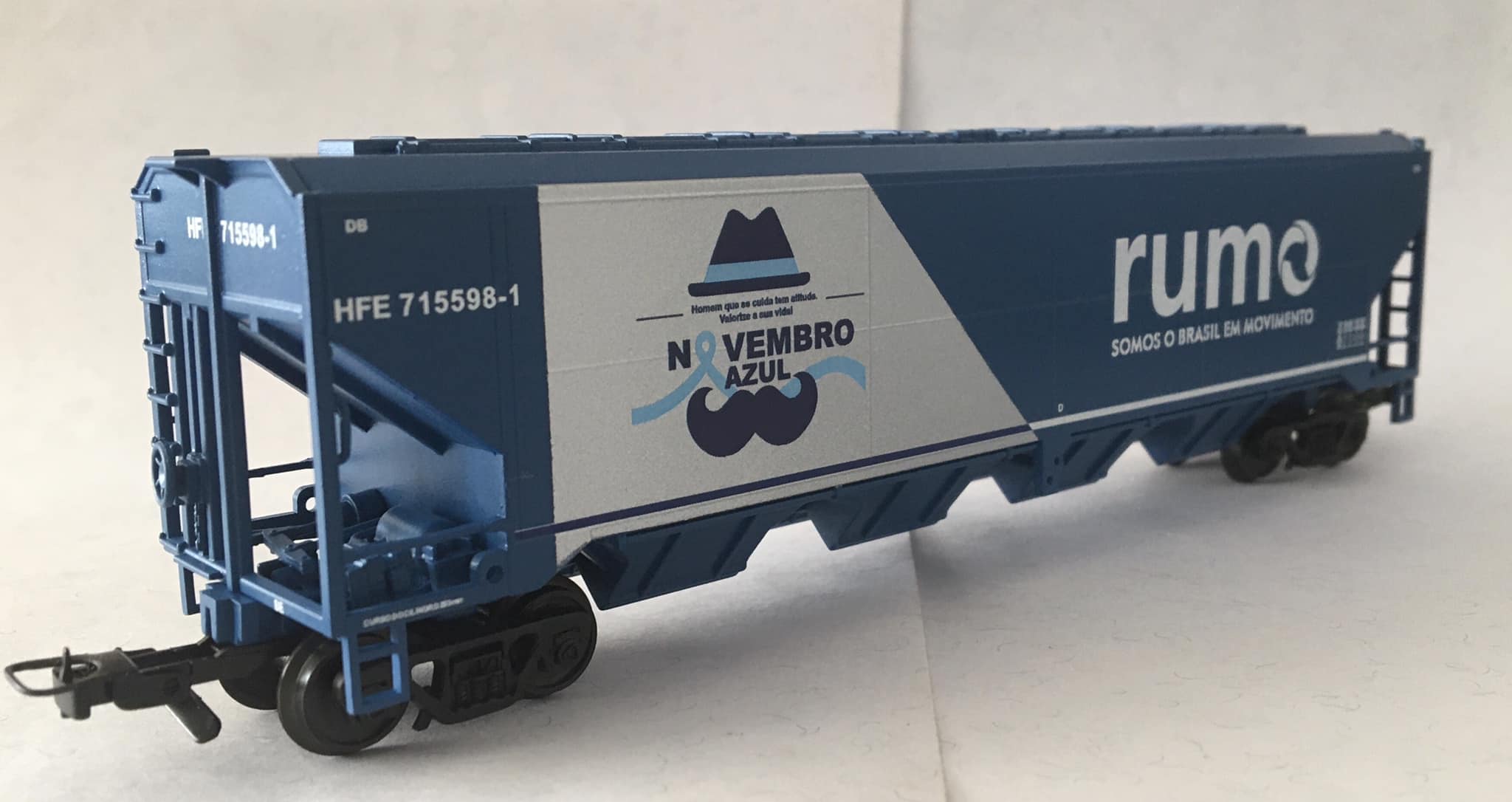 Vagão Hopper HFE Rumo Logística - Novembro Azul Edição 2022 - Giltec ...