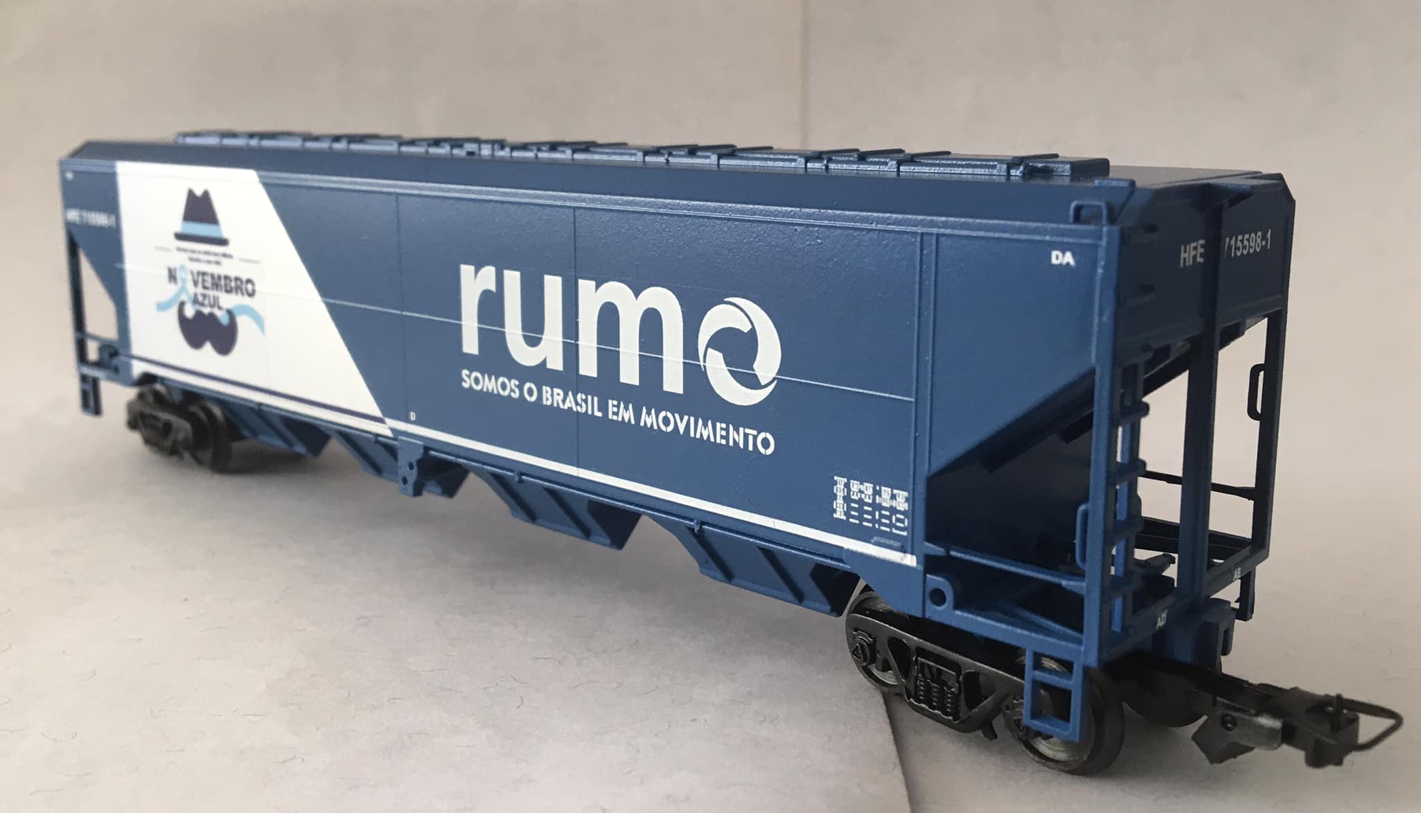 Vagão Hopper HFE Rumo Logística - Novembro Azul Edição 2022 - Giltec ...