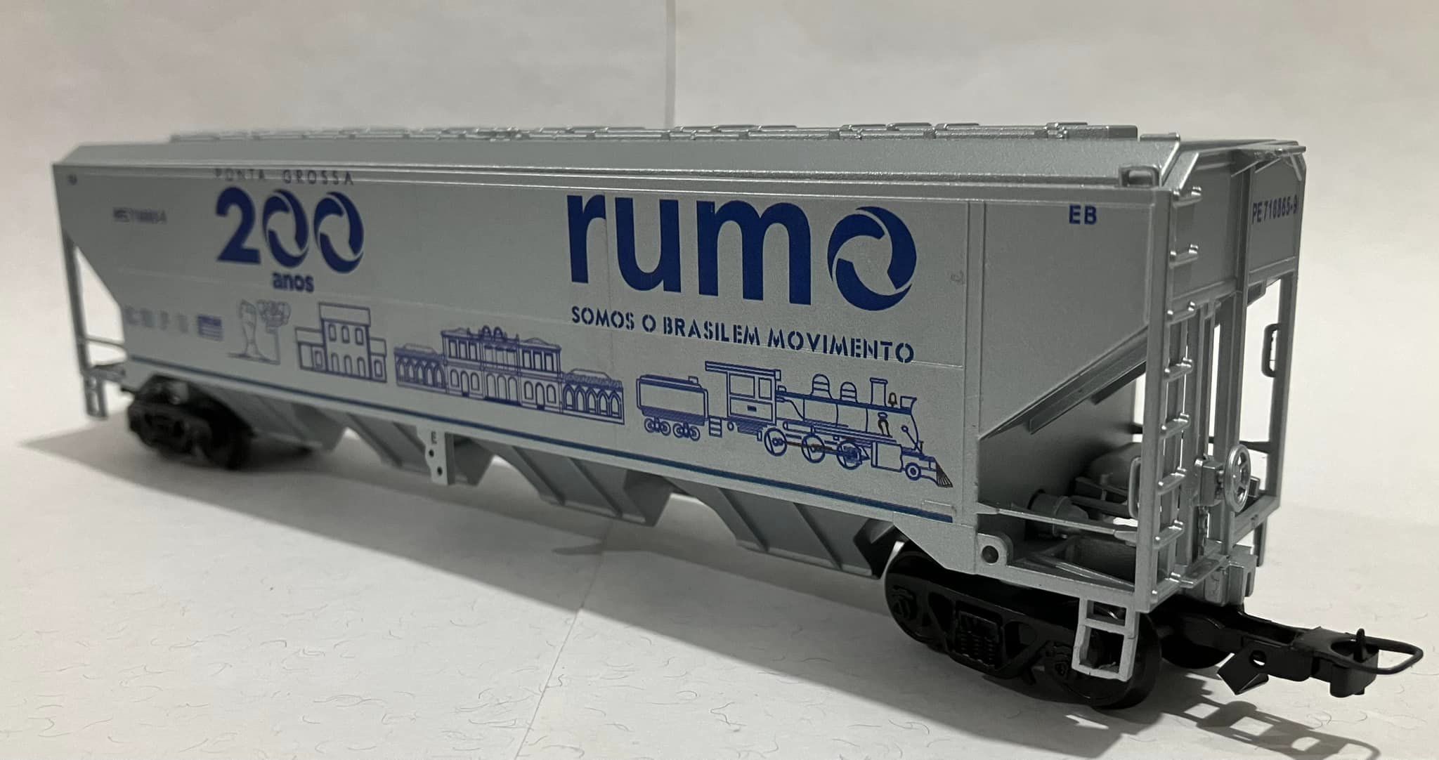 Vagão Hopper HPE Rumo Logística - 200 anos Ponta Grossa PR - Giltec ...