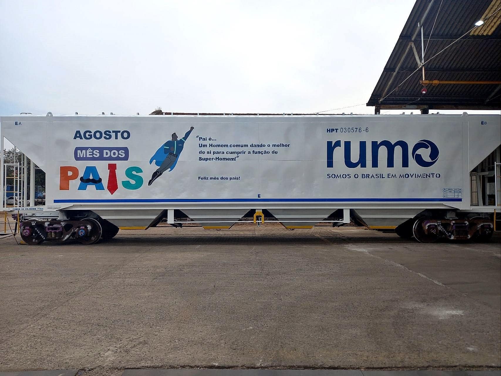 Vagão Hopper HPT Rumo Logística - Agosto Mês dos Pais 2023 - Giltec ...